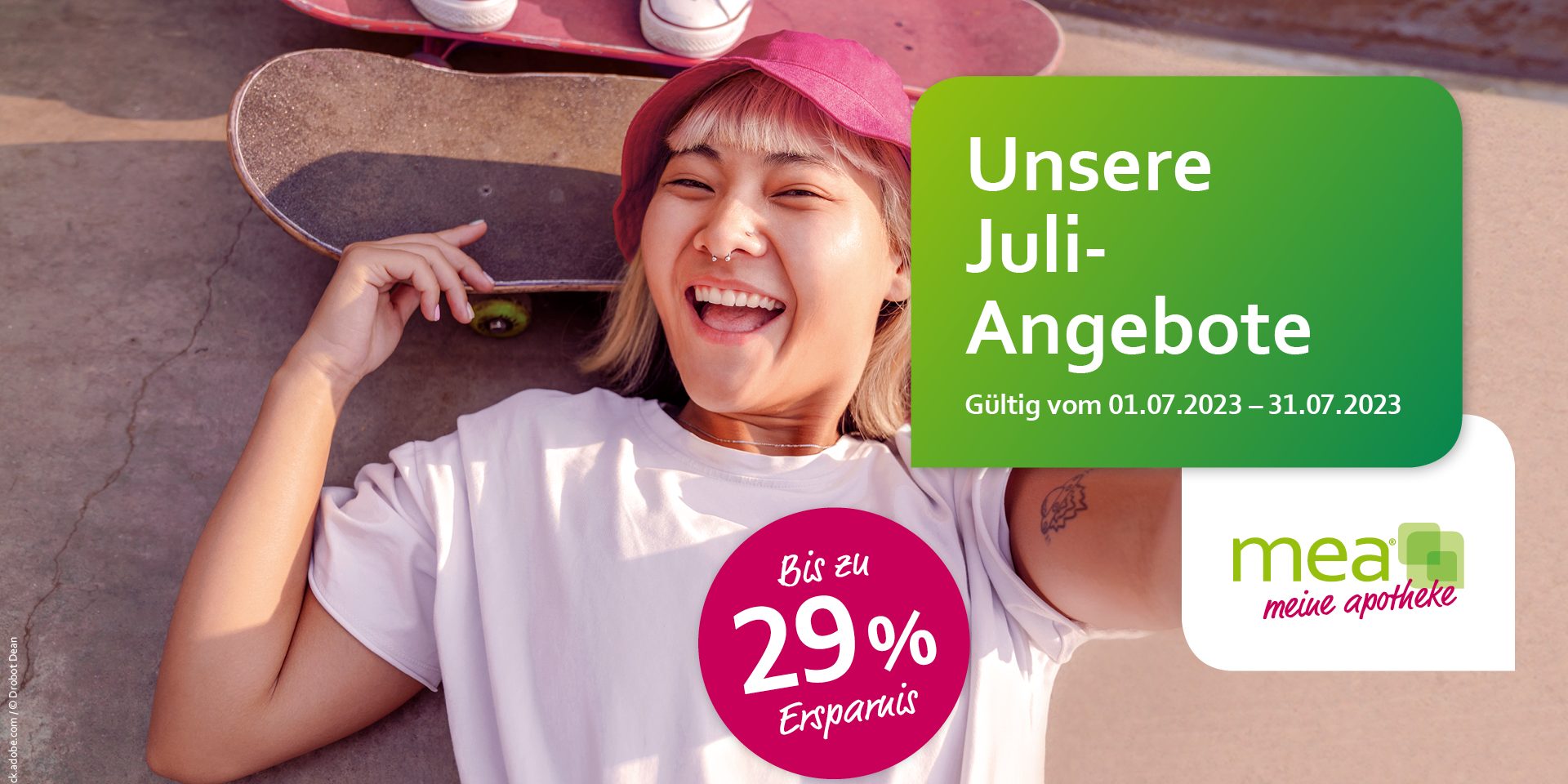 Sommer-Rabatte im Juli / Stadtapotheke Calw